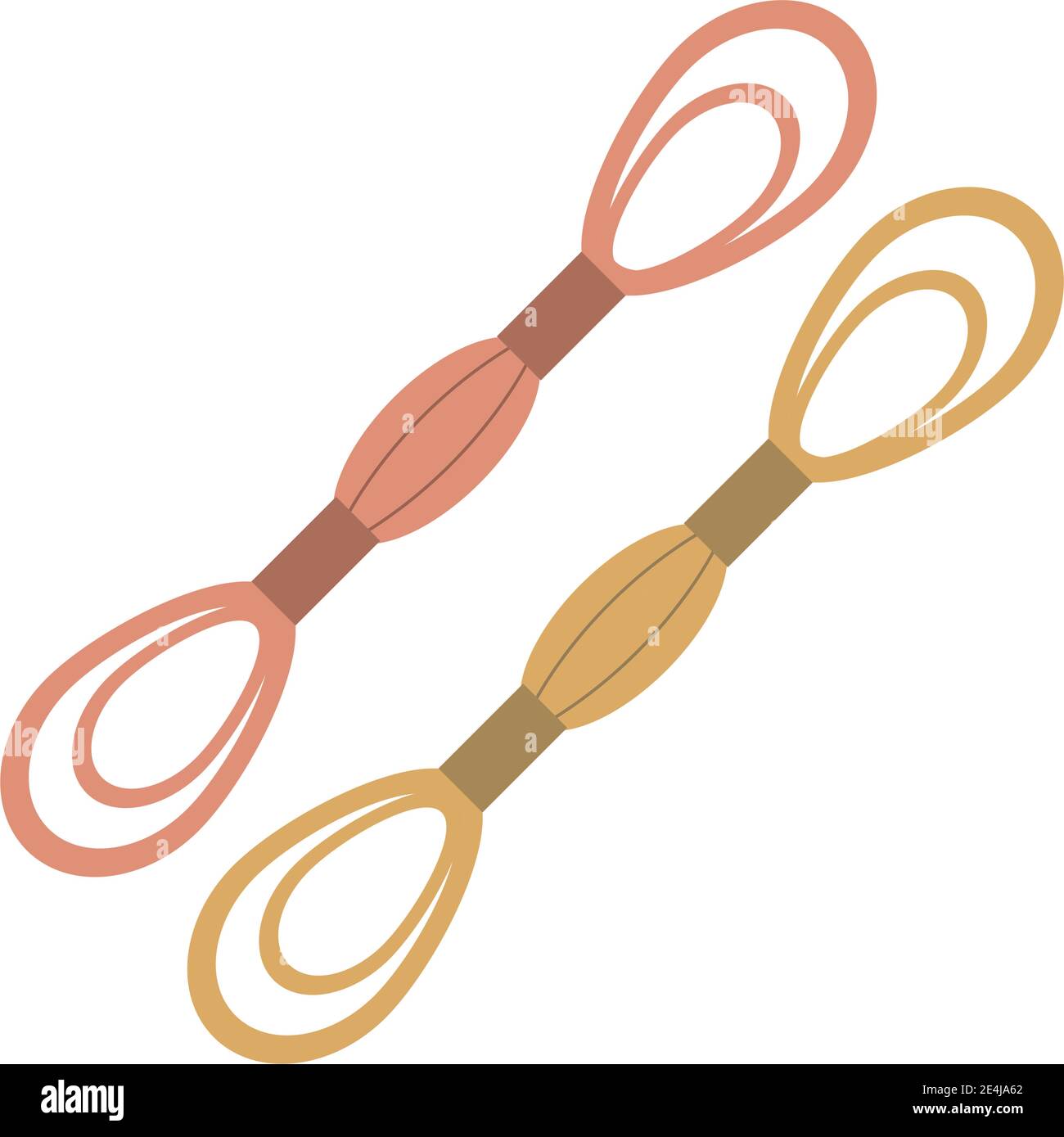 Embroidery machine threads Stock Vector Images - Alamy