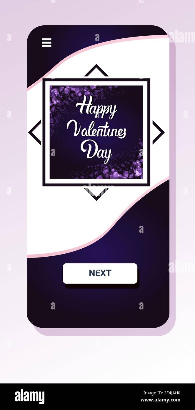 valentines day celebration love banner flyer or greeting card with ...
