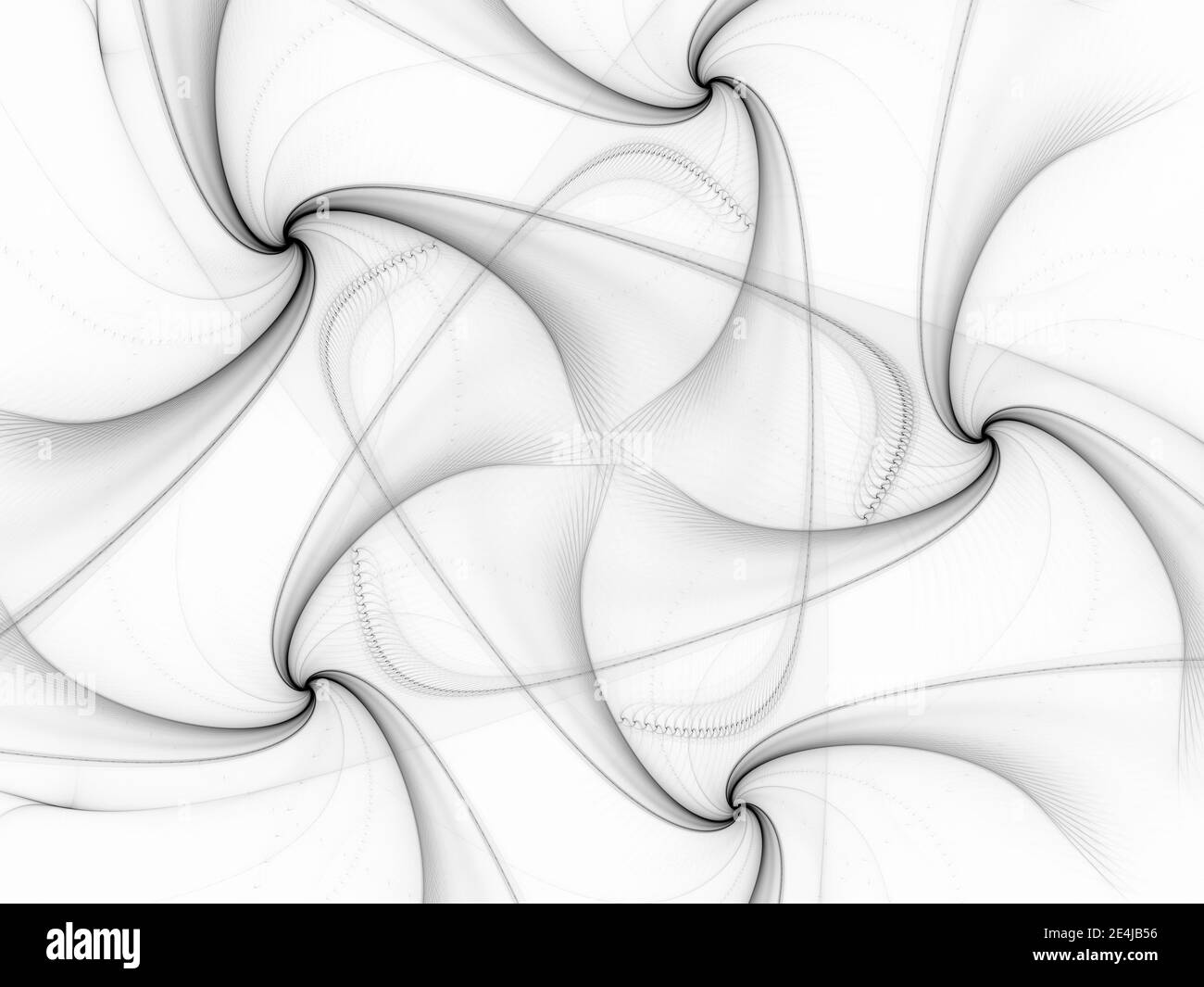 Mandelbulb fractal Black and White Stock Photos & Images - Alamy