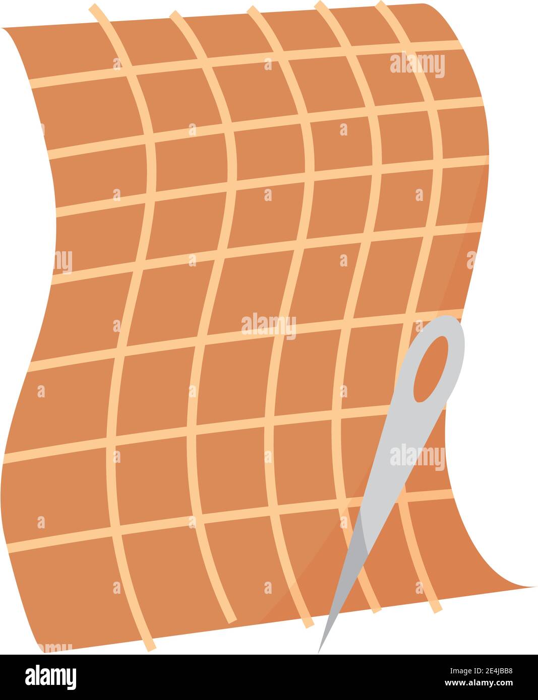 squared cloth with needle design, Embroidery weaving and sewing theme ...