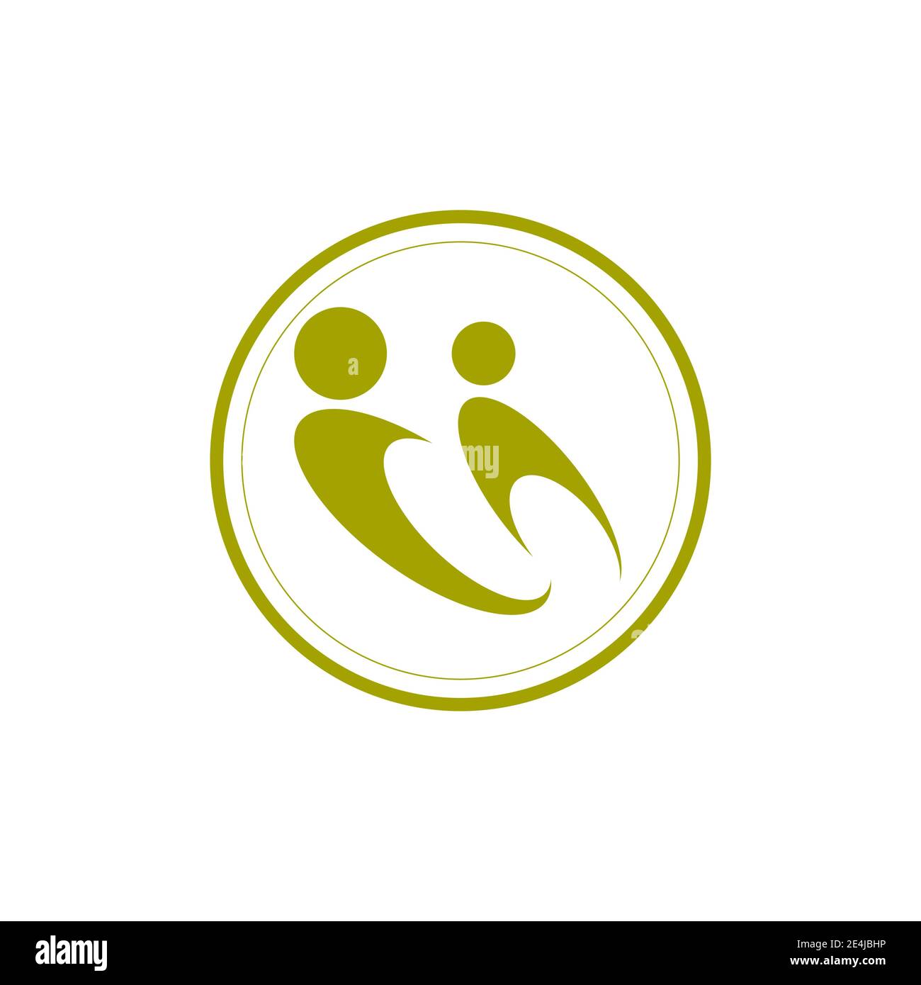 Happy human logo hi-res stock photography and images - Alamy