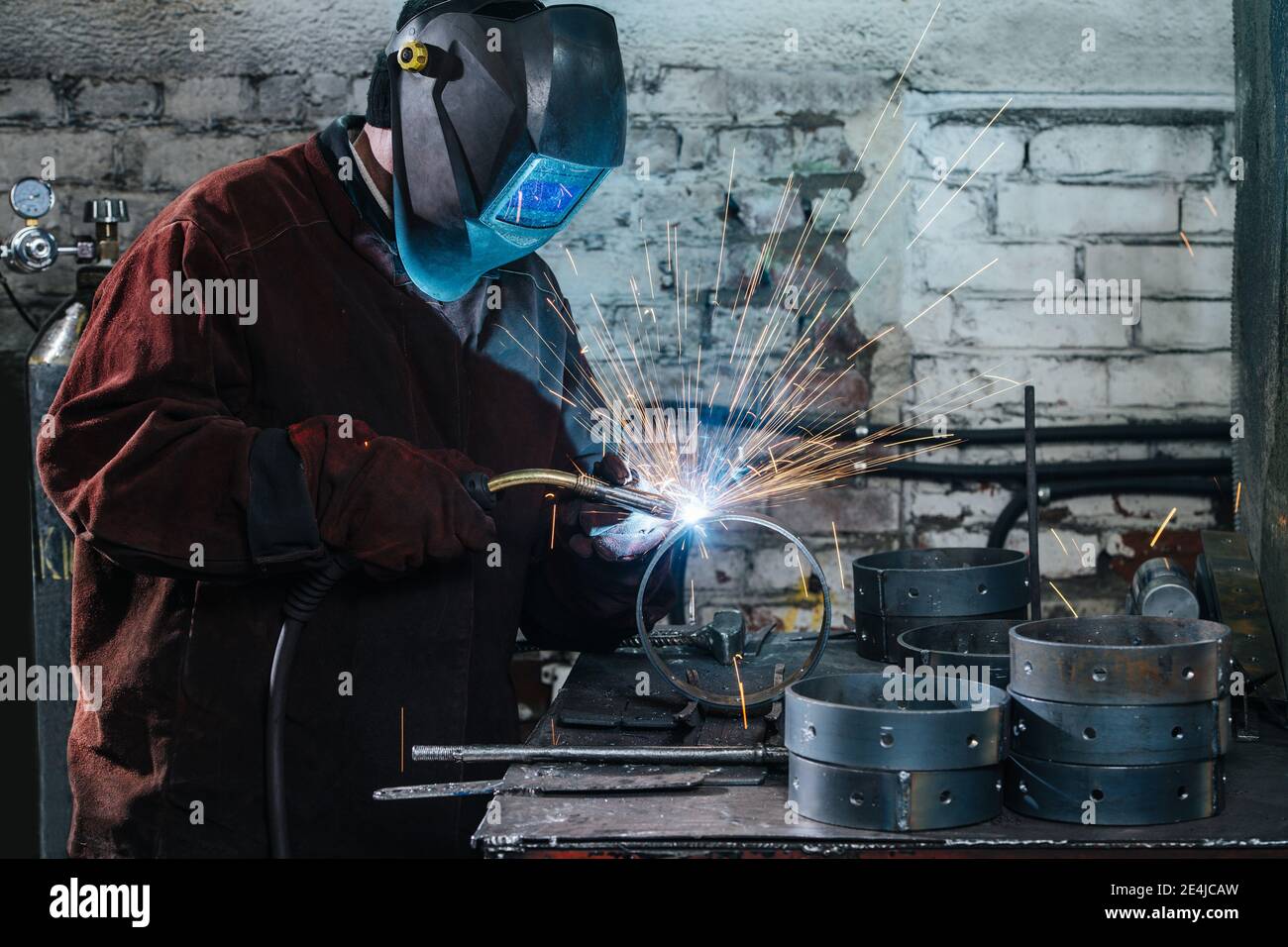 Cotted Flask Gas Stick Welding