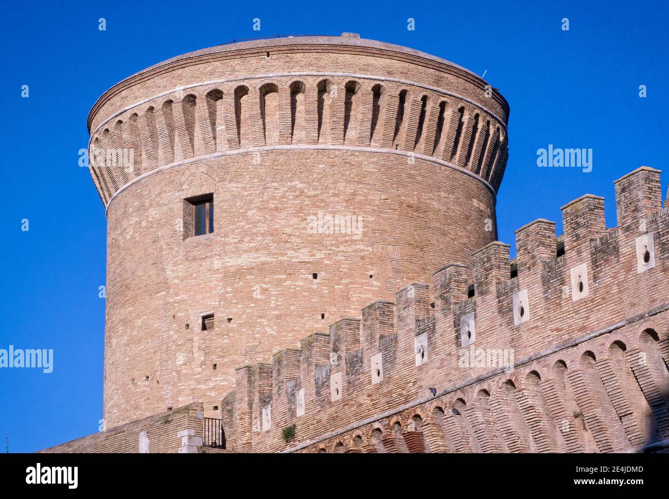 Julius II Castle in Ostia antica - Rome Italy Stock Photo - Alamy
