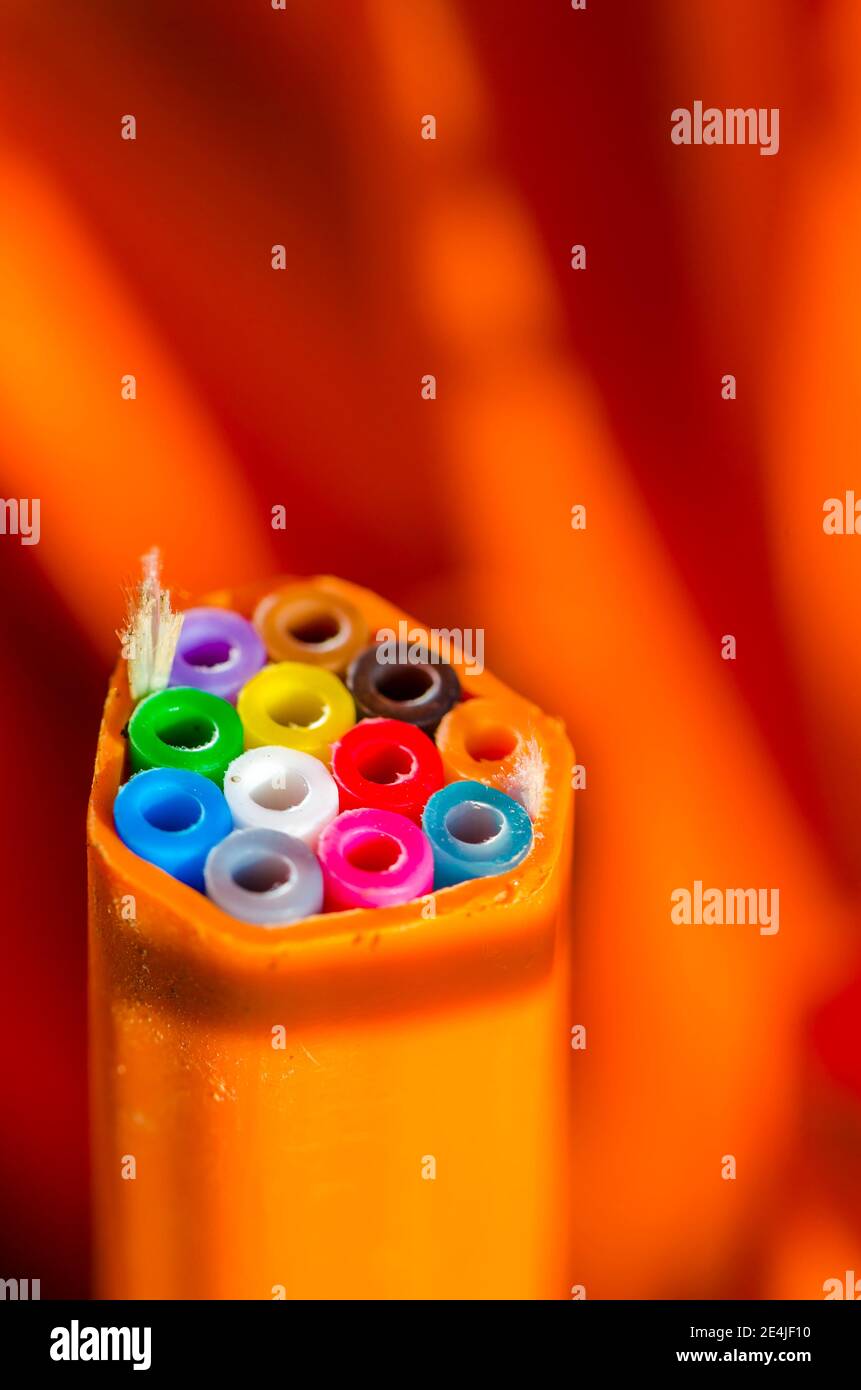 Fiber optic cable hi-res stock photography and images - Alamy