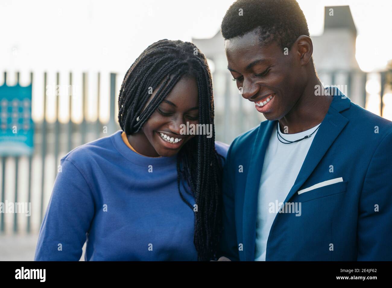 Couple looking down hi-res stock photography and images - Alamy