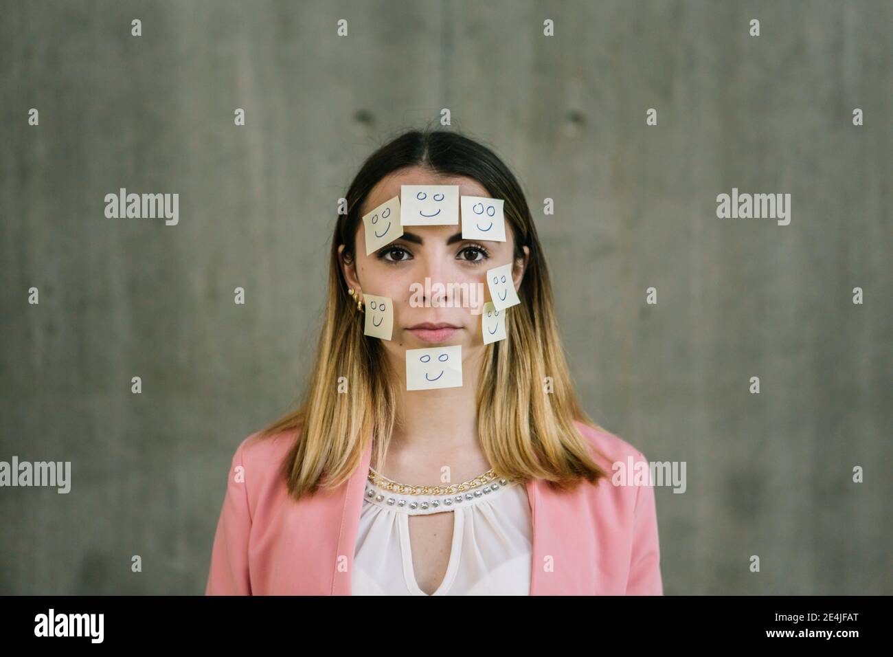 Post it notes face hi-res stock photography and images - Alamy