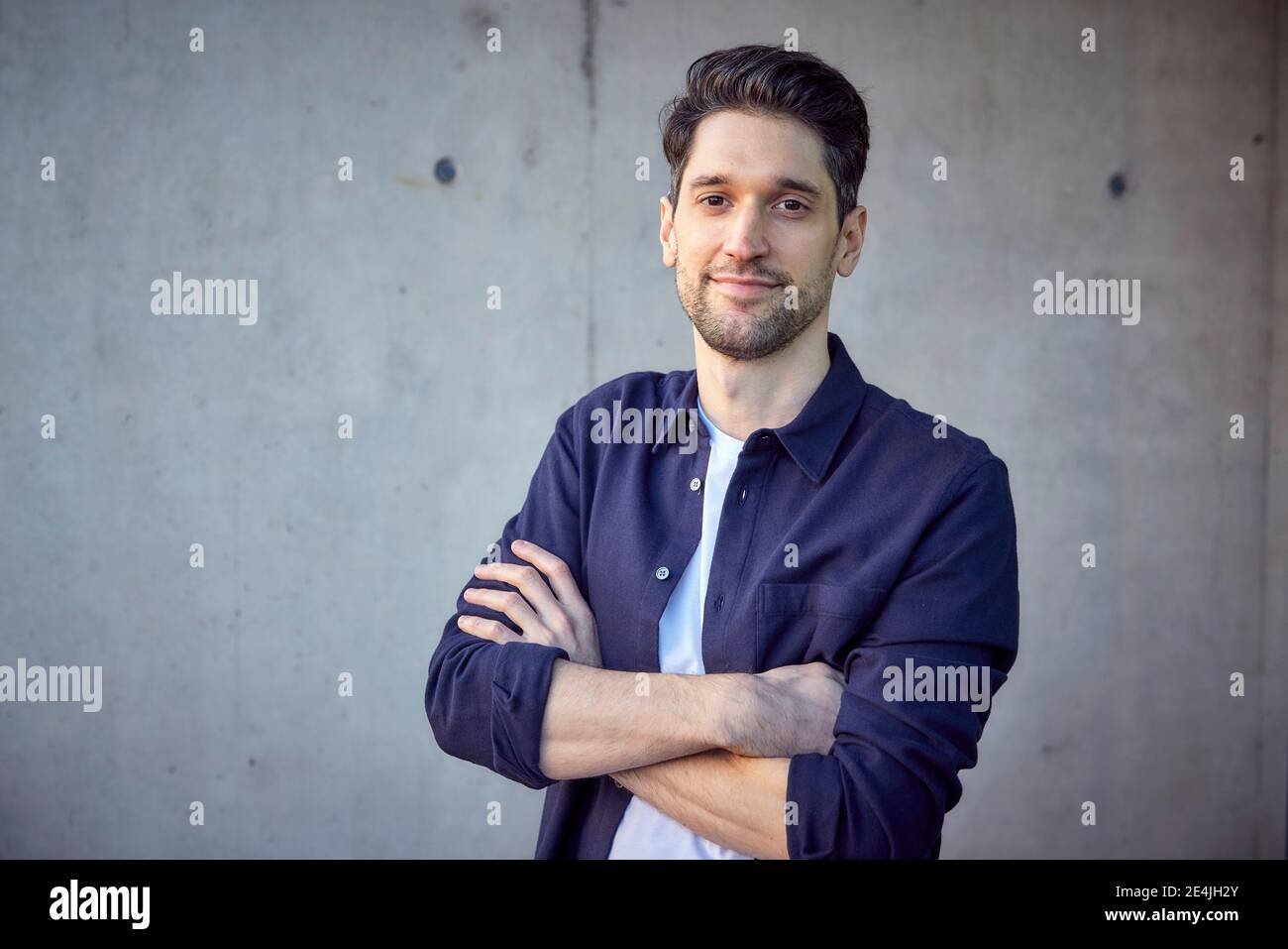 Mid adult businessman arms hi-res stock photography and images - Alamy