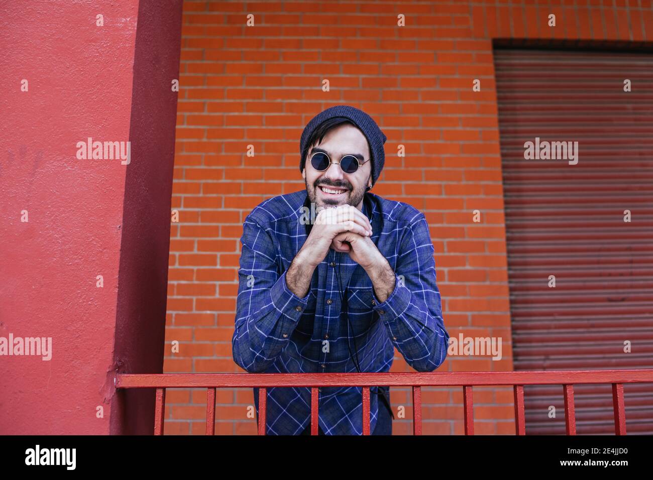 Brick wall railing hi-res stock photography and images - Alamy
