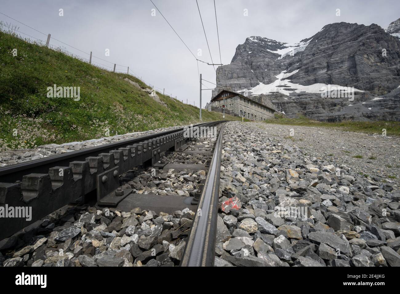 Jungfrau railway train eigergletscher hi-res stock photography and images - Alamy