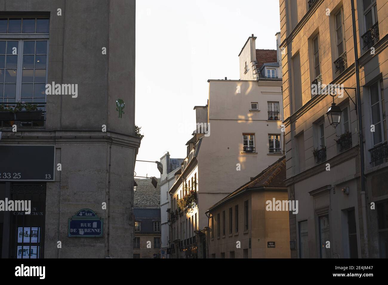city street in dusky light Stock Photo - Alamy
