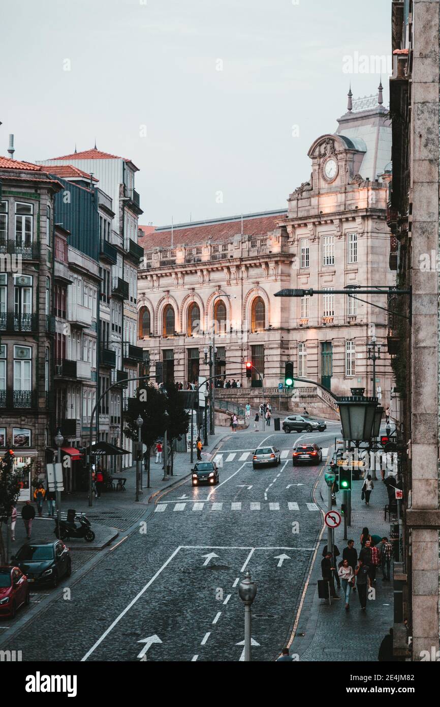 city street in portugal Stock Photo - Alamy