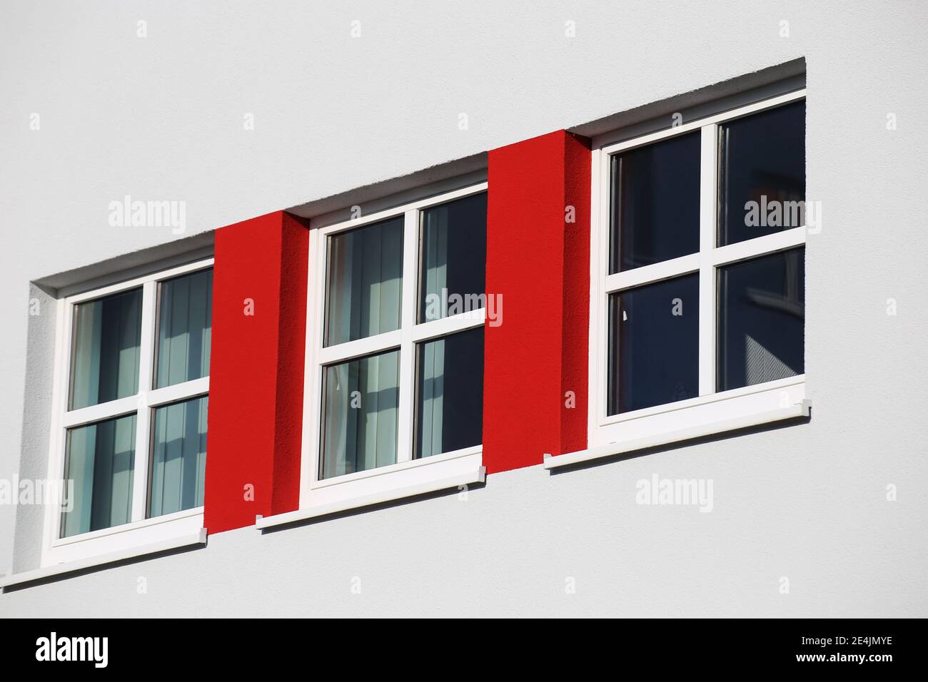 New white window with muntin bars Stock Photo - Alamy