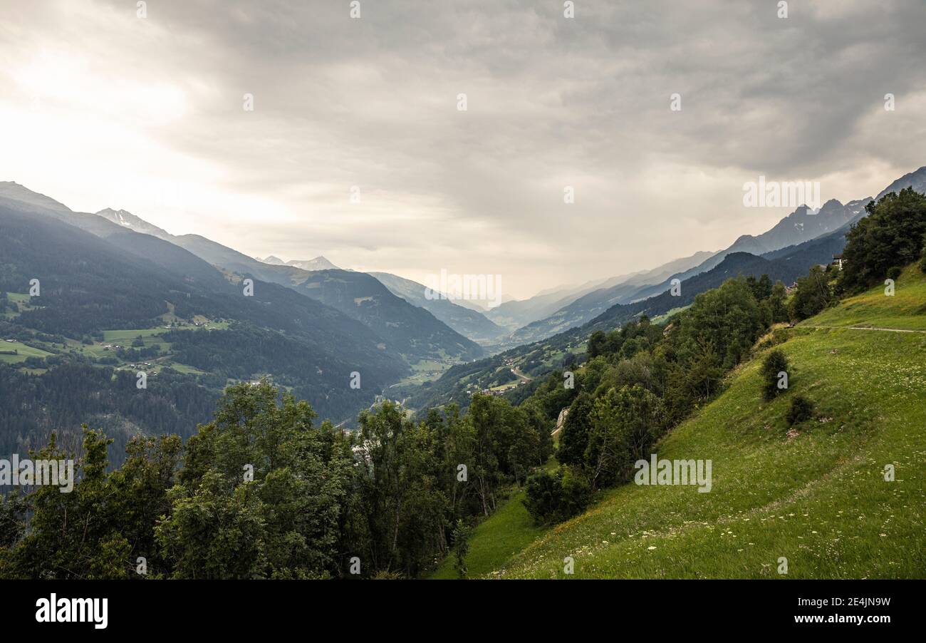 Storm clouds over mountain hi-res stock photography and images - Alamy