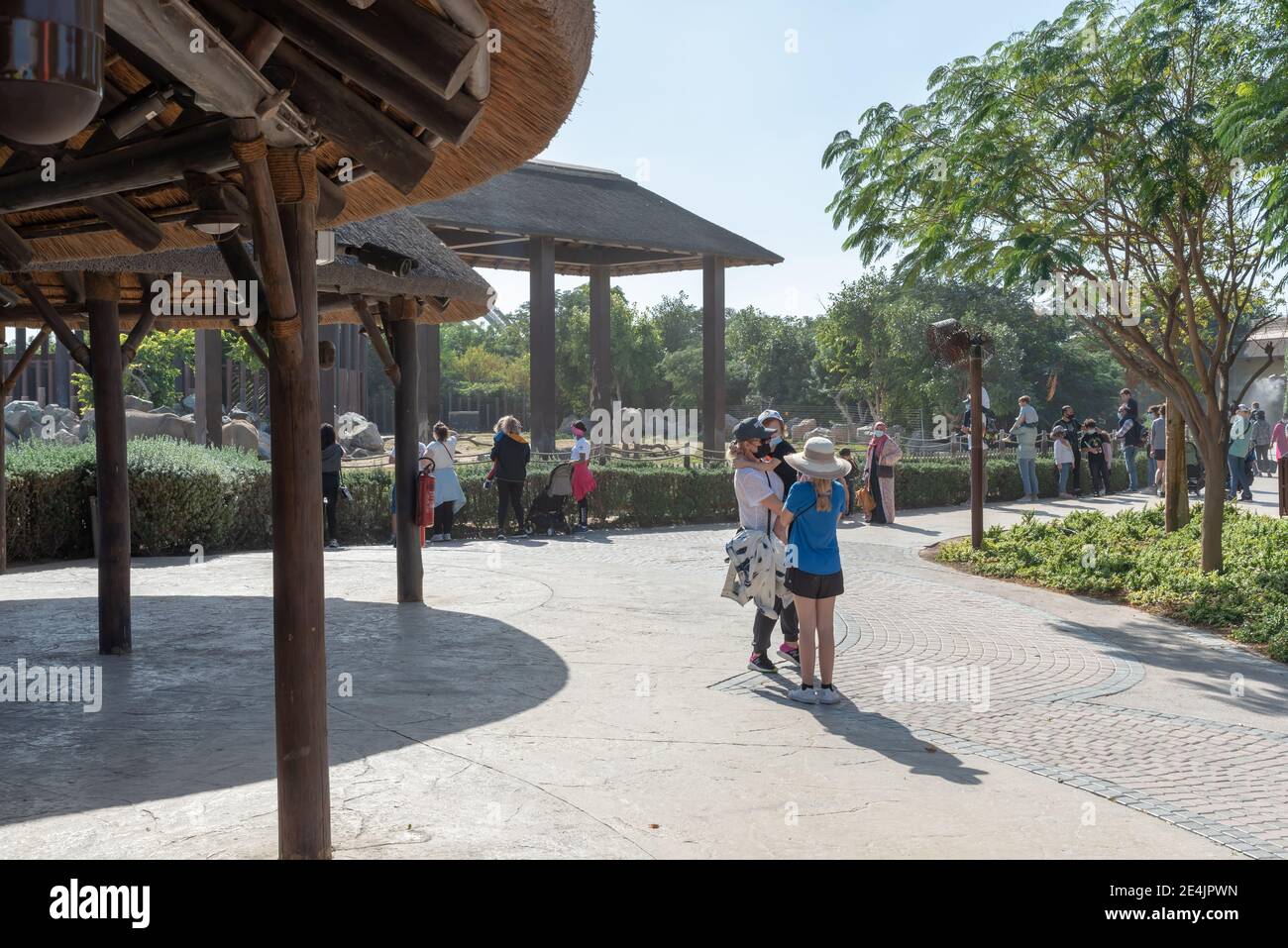 Dubai, United Arab Emirates – January 22, 2021, Dubai Safari Park ...