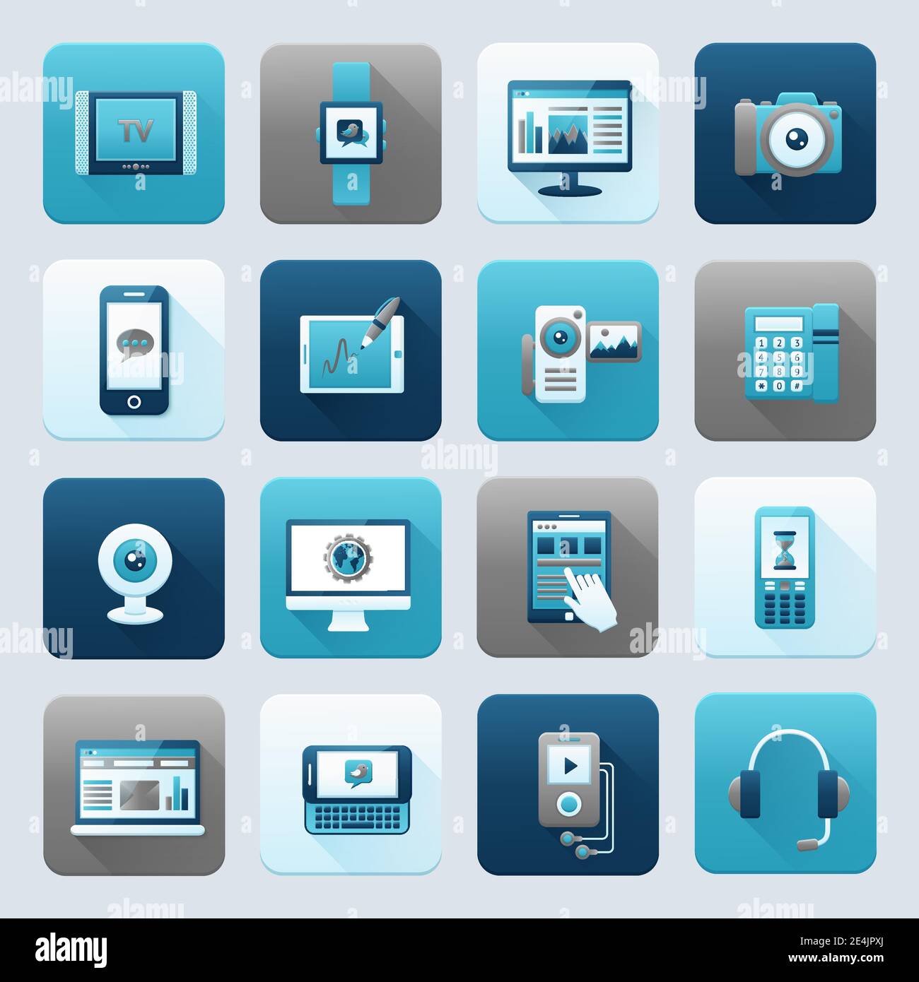 Internet and mobile devices modern technology electronics equipment ...