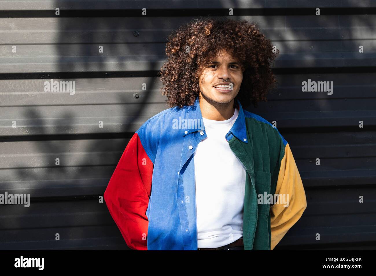 Back view man hands behind his hi-res stock photography and images - Alamy
