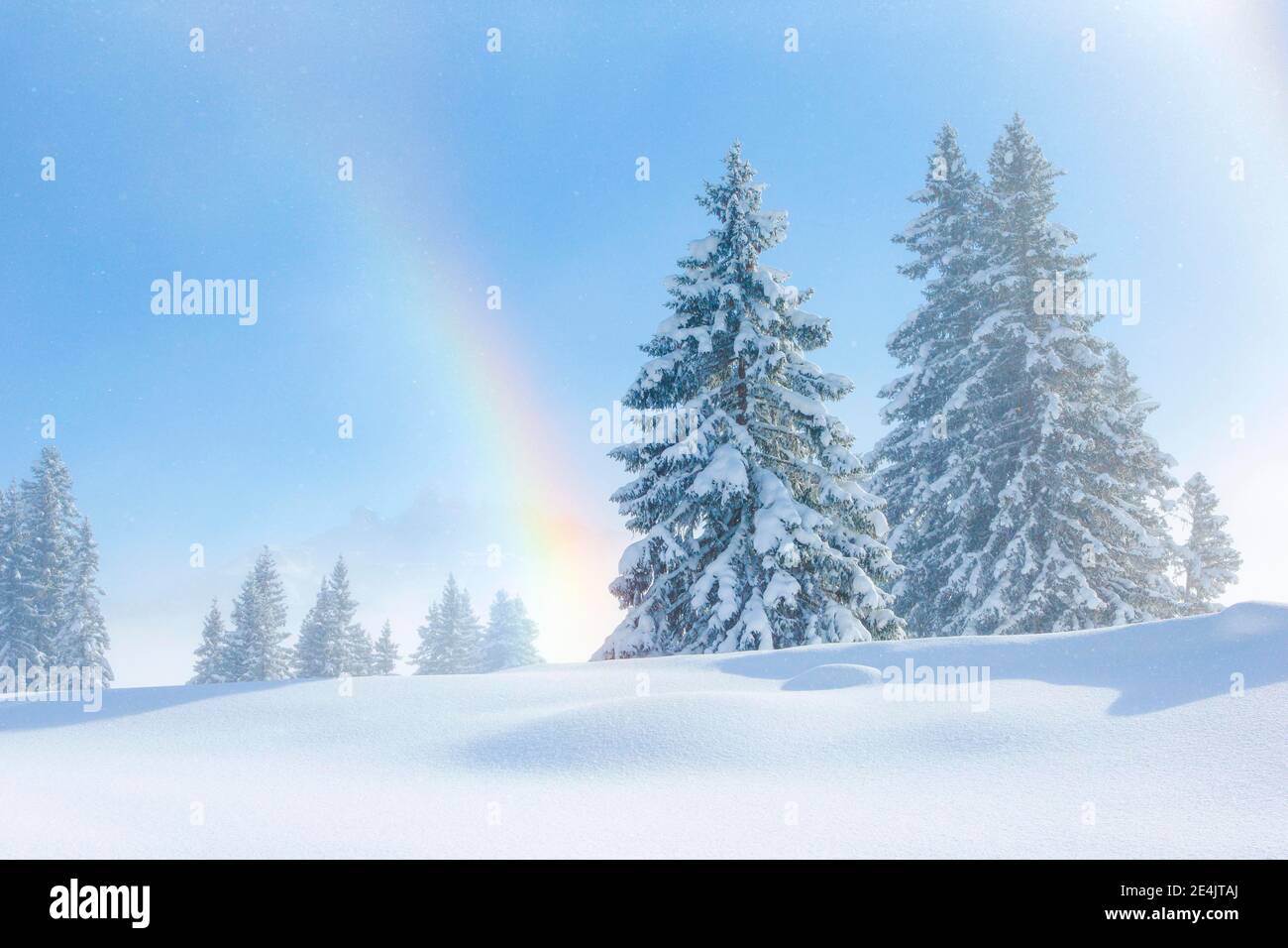 Rainbow close up sky hi-res stock photography and images - Alamy