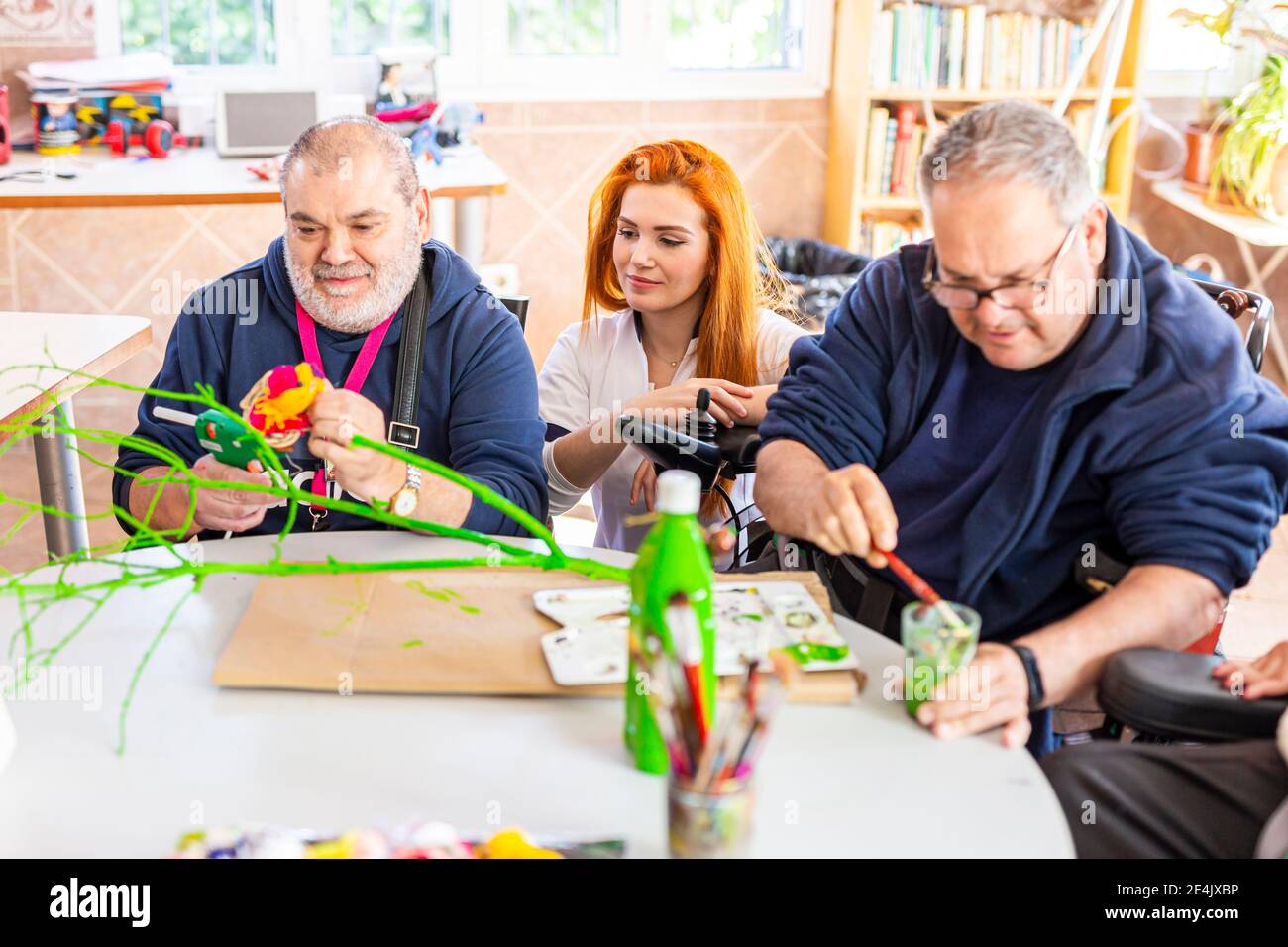 Doing craft hi-res stock photography and images - Alamy