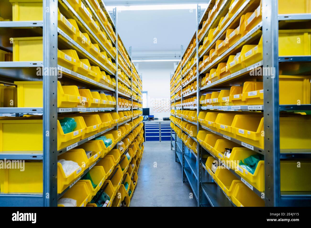 Storage compartment of factory Stock Photo - Alamy