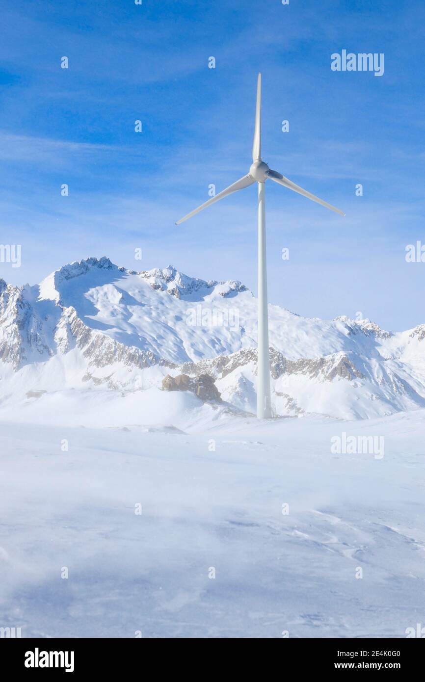 Wind turbine, Switzerland Stock Photo - Alamy