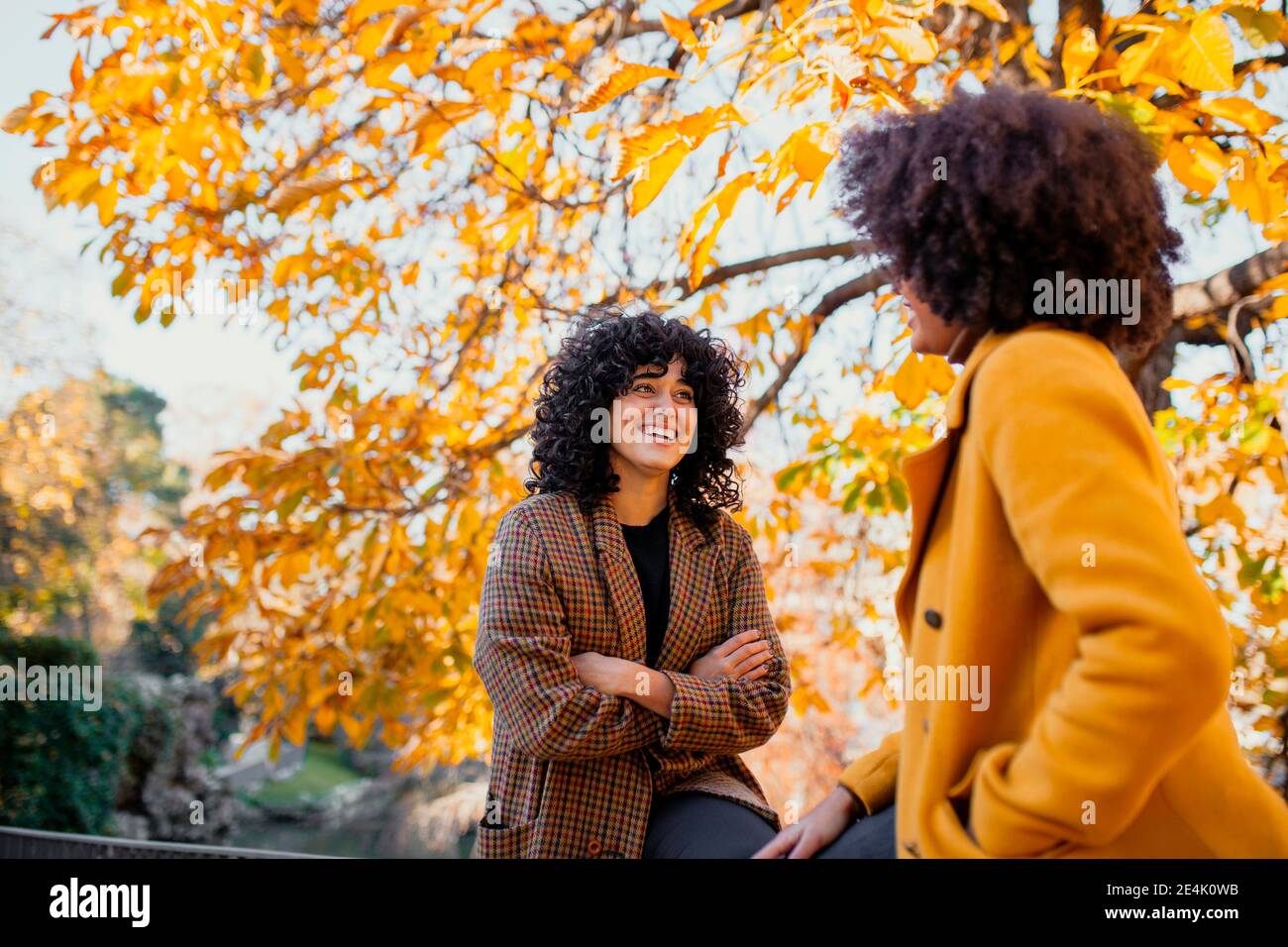 African american woman sitting tree hi-res stock photography and images ...