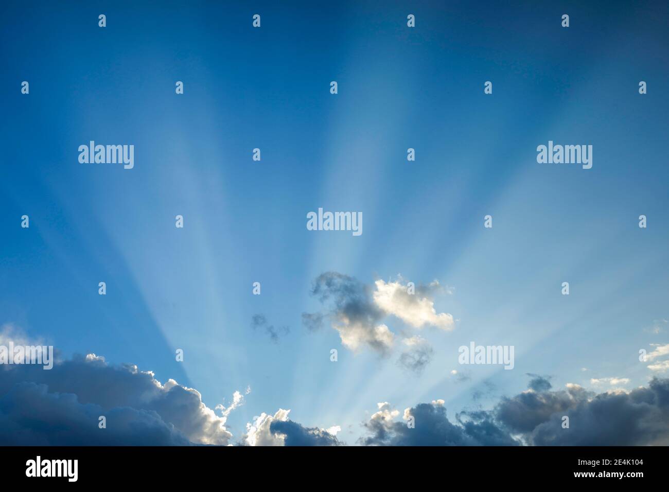 Clouds in a blue sky Stock Photo - Alamy