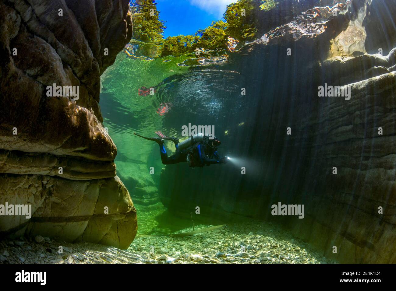 Diving river hi-res stock photography and images - Alamy