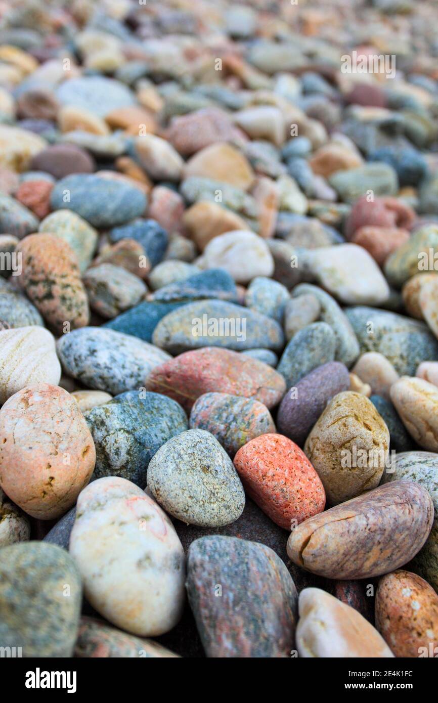 Colorful wet beach stones hi-res stock photography and images - Alamy