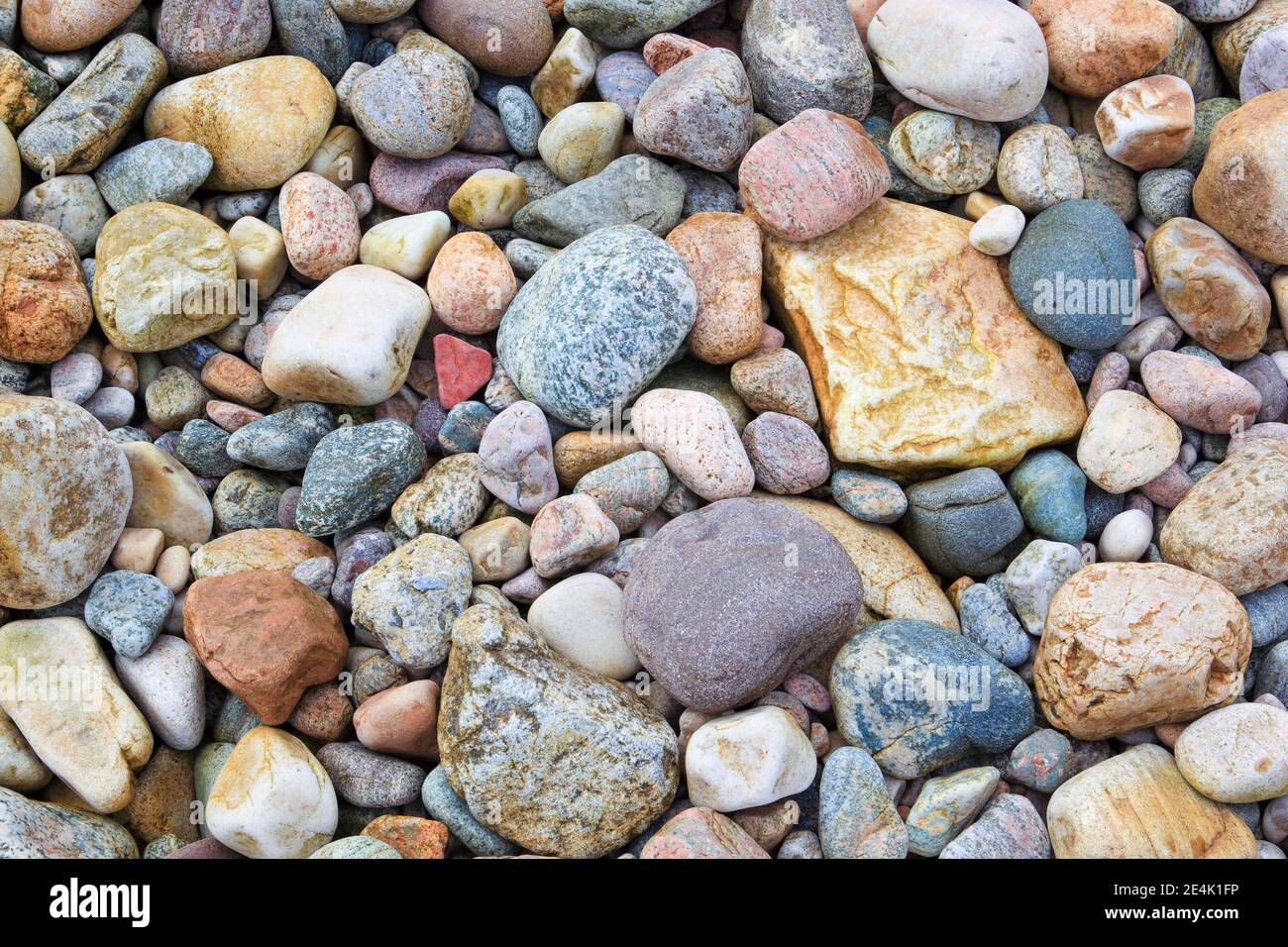Stones on the beach, Scotland, UK Stock Photo - Alamy