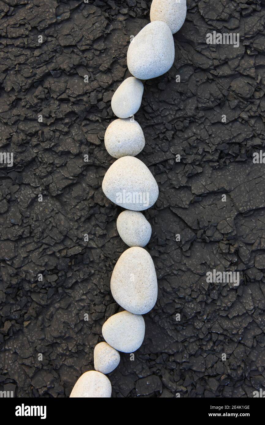 Stones on the beach, Scotland, UK Stock Photo - Alamy