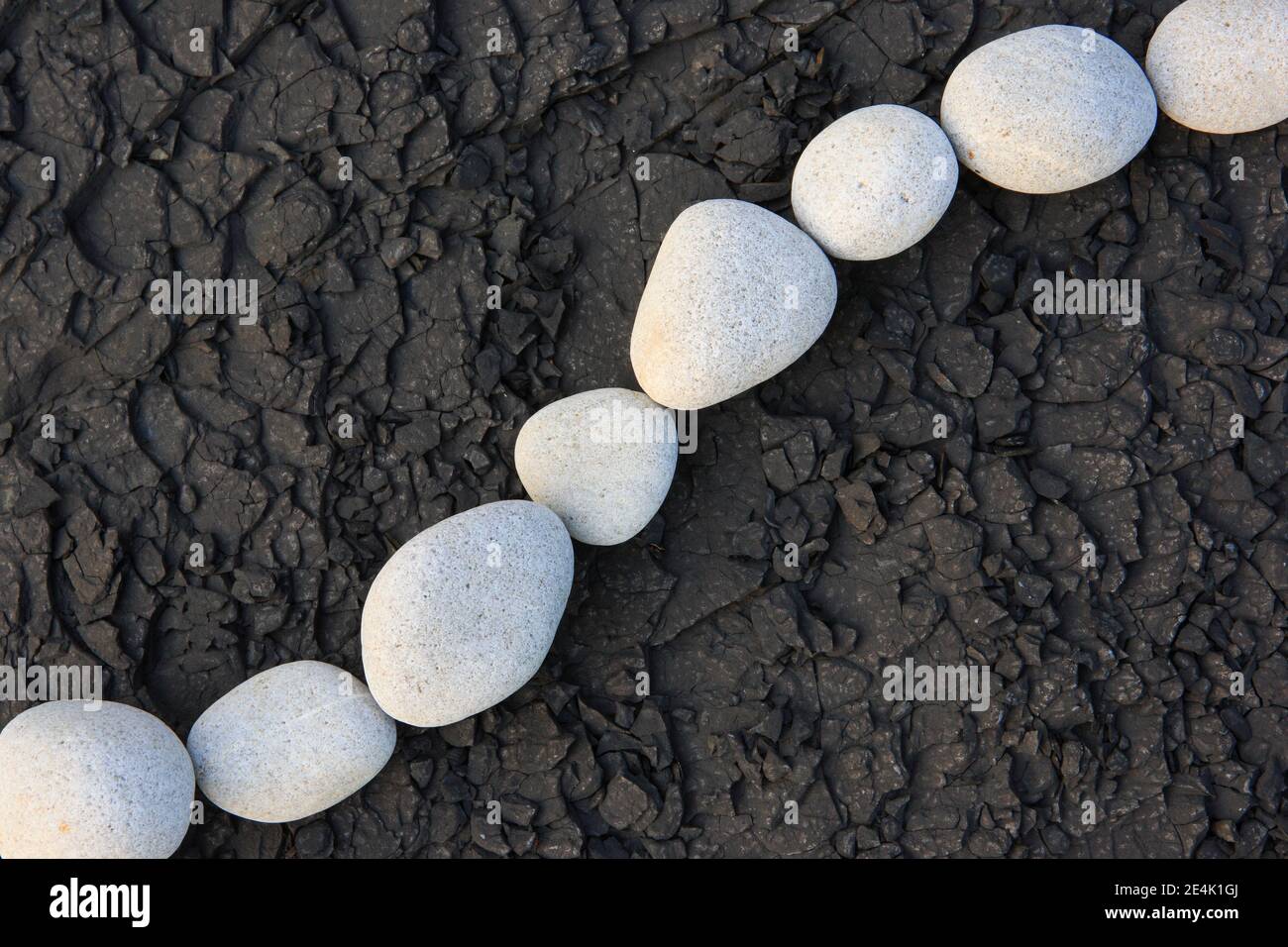 Stones on the beach, Scotland, UK Stock Photo - Alamy