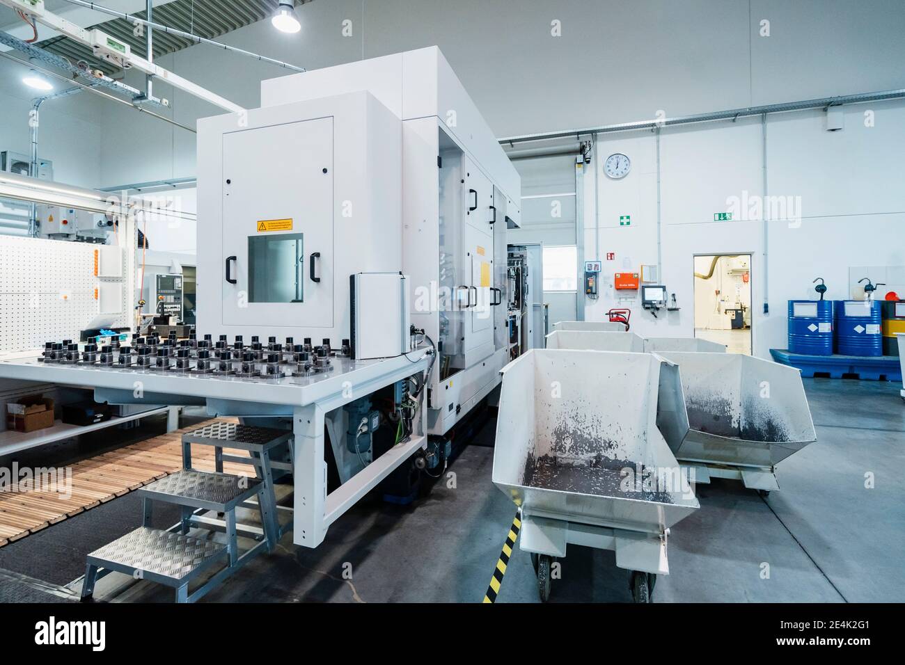 Automated production line at factory Stock Photo - Alamy