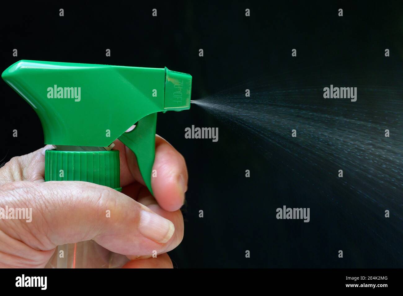Spray bottle in hand, household, cleanliness, cleaning, cleaning ...