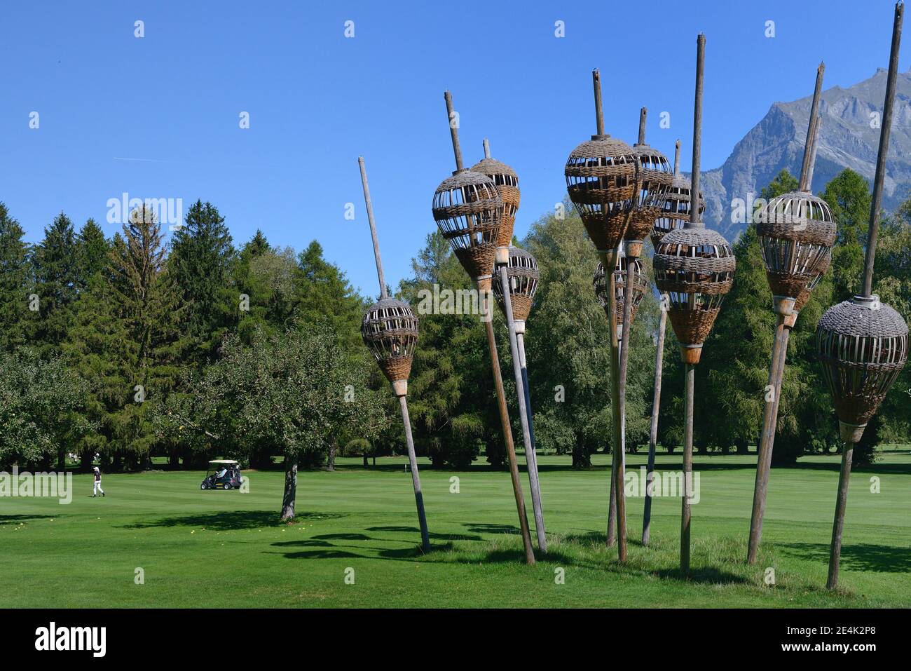 Swiss golf art hi-res stock photography and images - Alamy