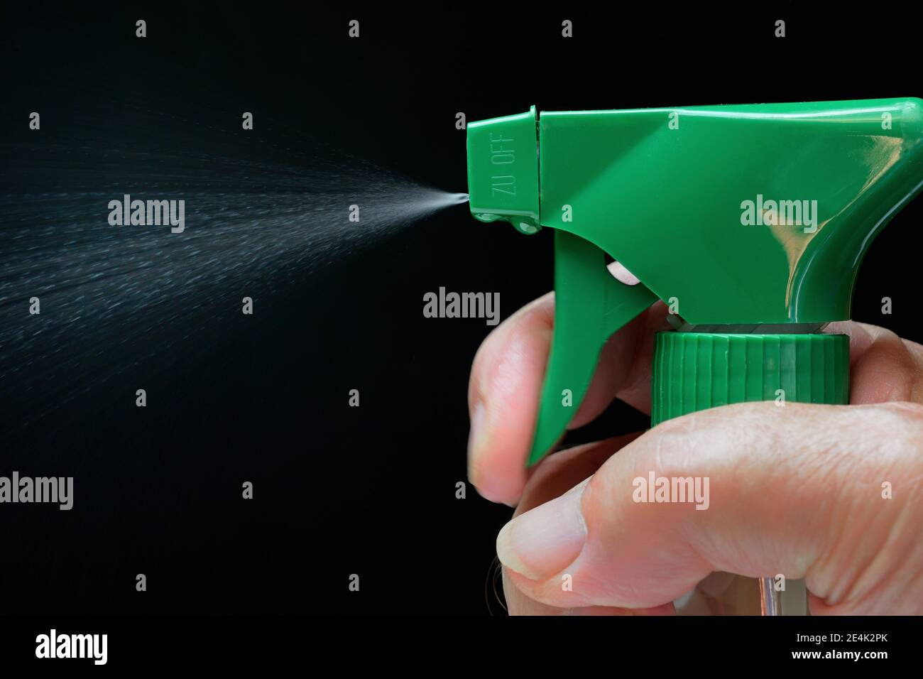 Spray bottle in hand, household, cleanliness, cleaning, cleaning ...