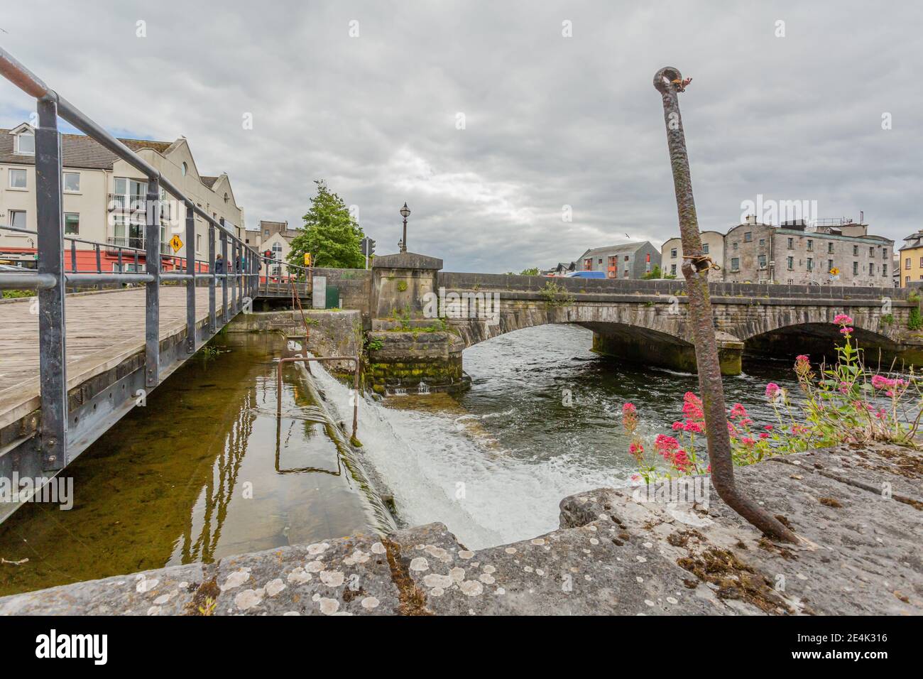 Galway, Connacht province, Ireland. June 11, 2019. Water entering the ...