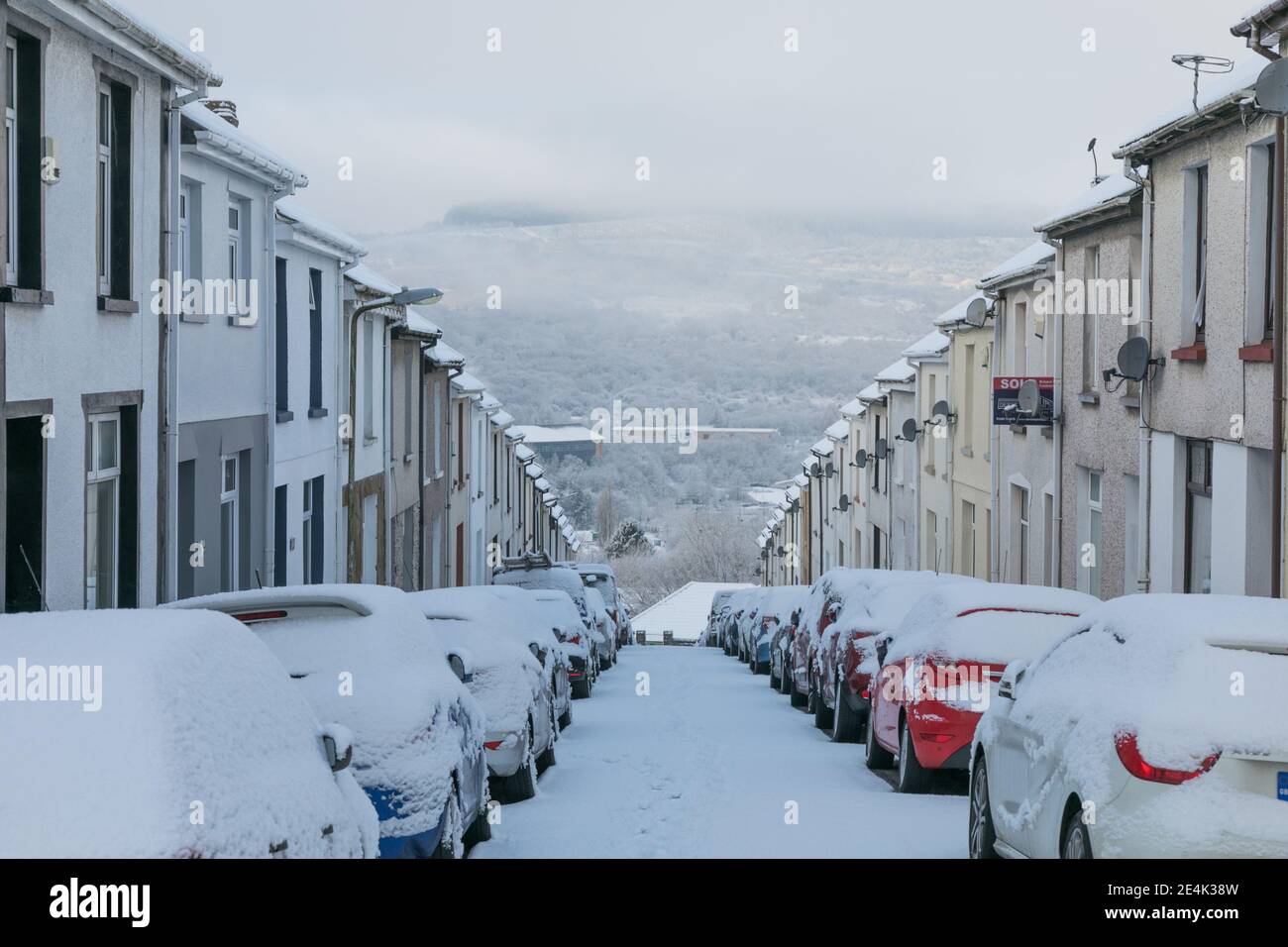 Pontypridd snow hi-res stock photography and images - Alamy