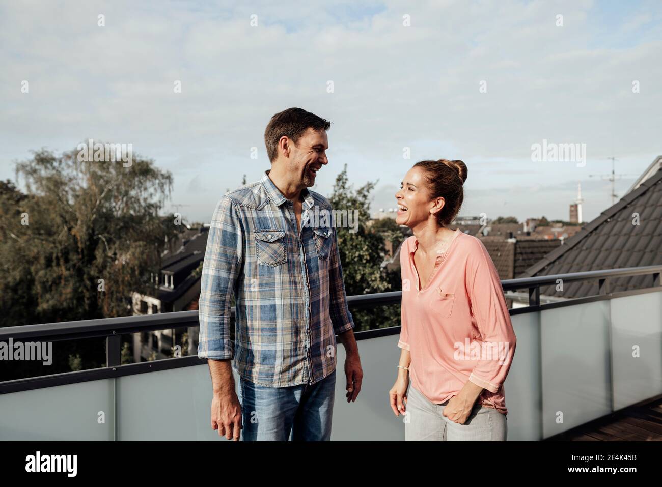 Laughing standing hi-res stock photography and images - Alamy
