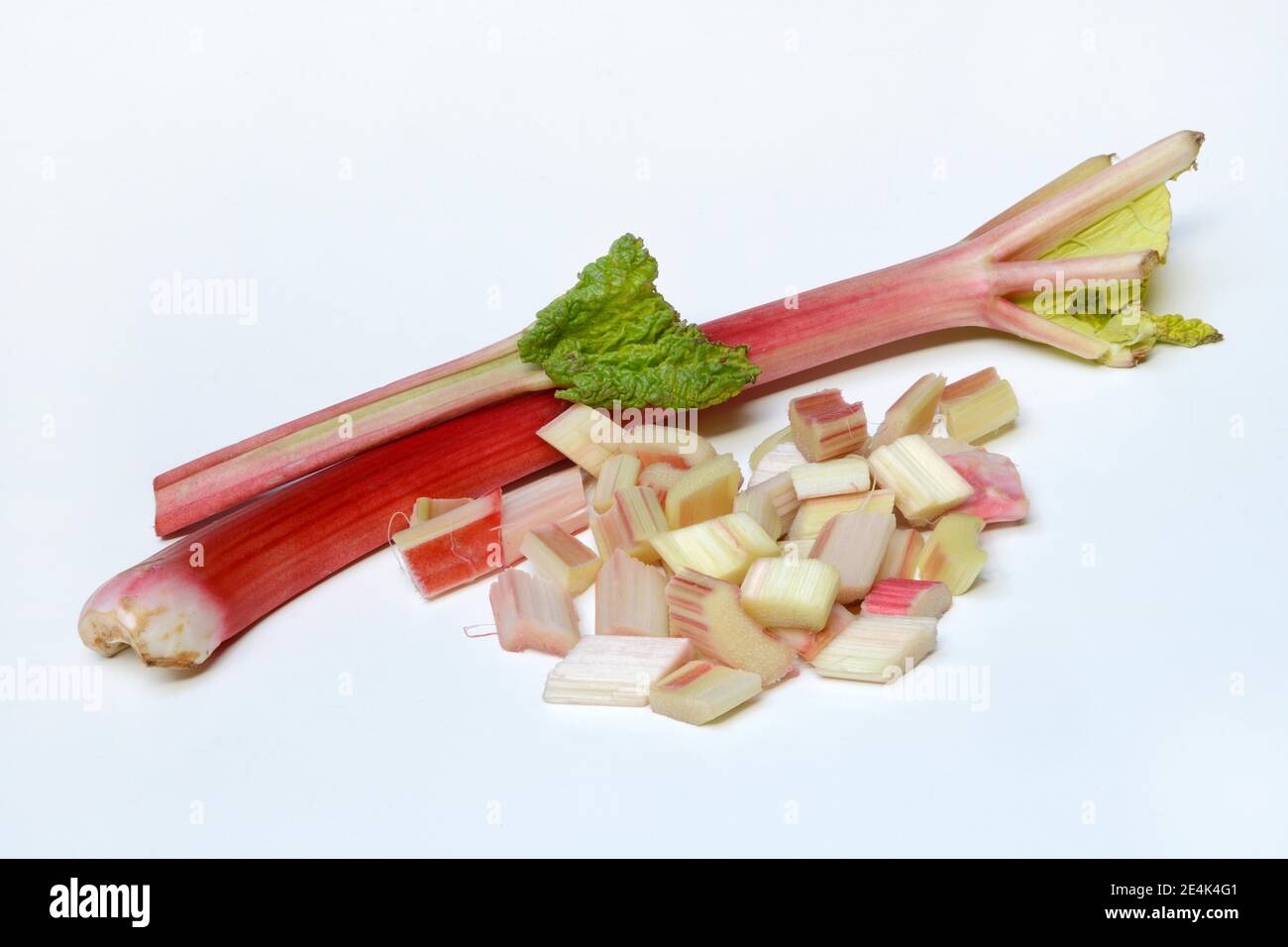 Rhubarb, rhubarb stalks, rhubarb pieces, rheum rhabarbarum, rhubarb ...