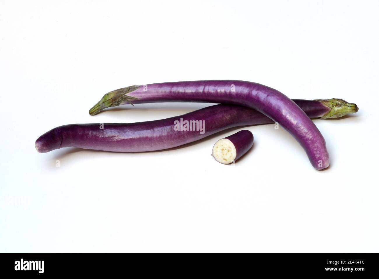 Japanese eggplant, melongena, Solanum melongina Stock Photo - Alamy