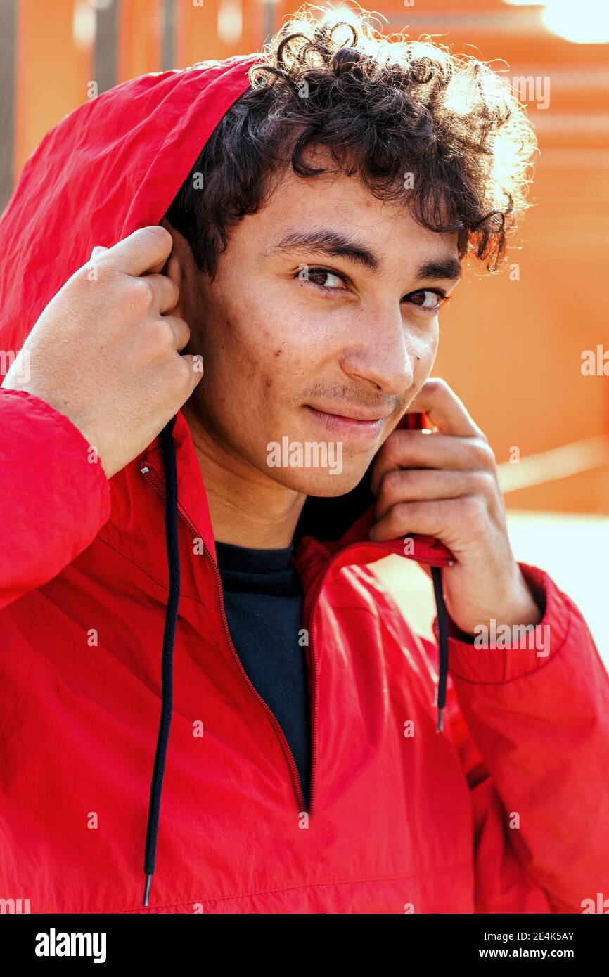 Red hood hi-res stock photography and images - Alamy