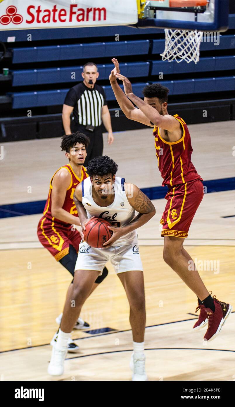 January 23 2021 Berkeley, CA U.S.A. California forward Andre Kelly (22 ...