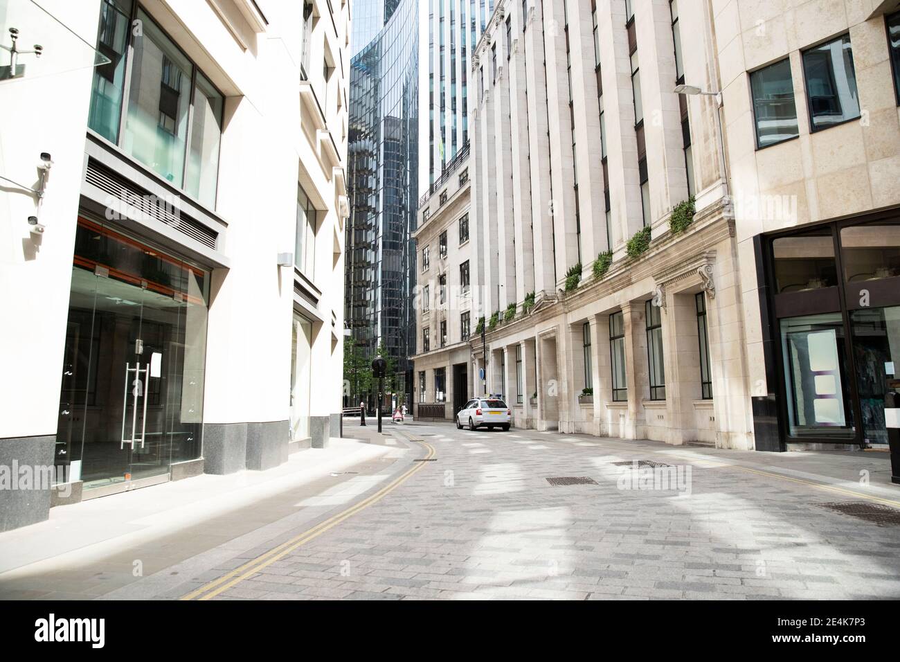 UK, England, London, Empty street in middle of city Stock Photo - Alamy