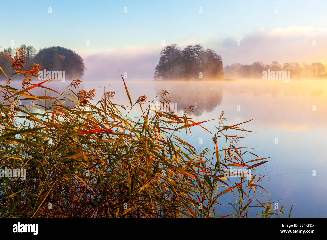 Warmia and Masuria, lake, Poland Stock Photo - Alamy