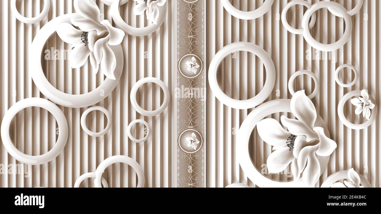 Custom 3D Wall Mural Wallpaper - Image Stock Photo - Alamy