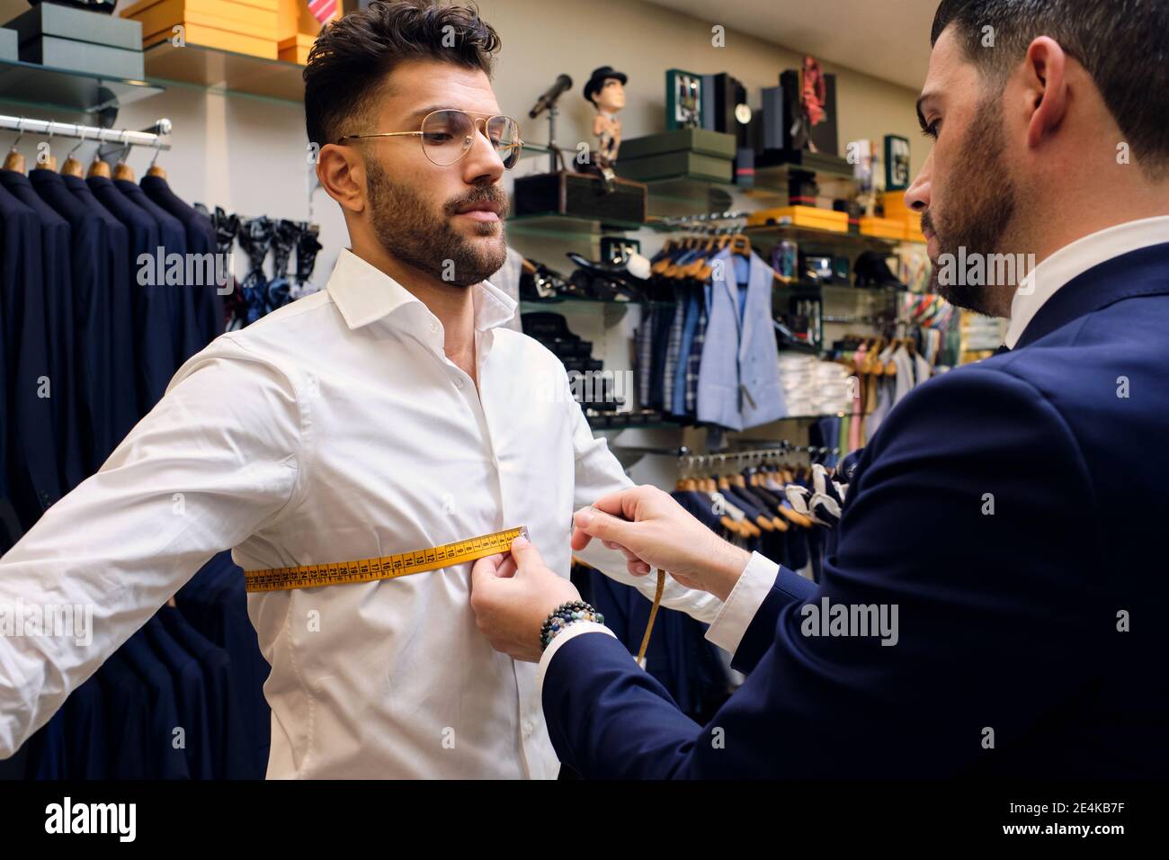 Tailor measurements hi-res stock photography and images - Alamy