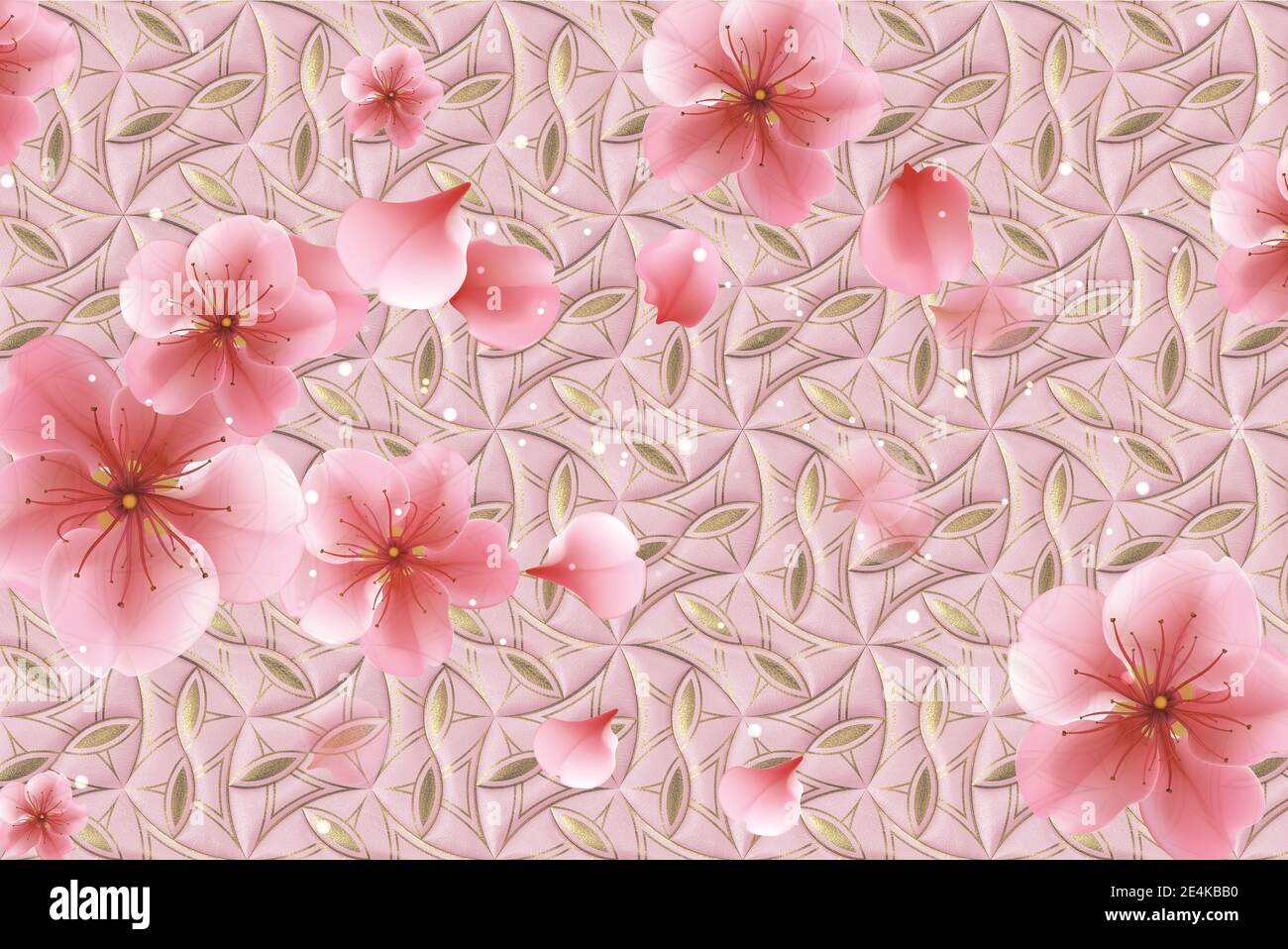 Customized Wallpaper for wall decoration Stock Photo - Alamy
