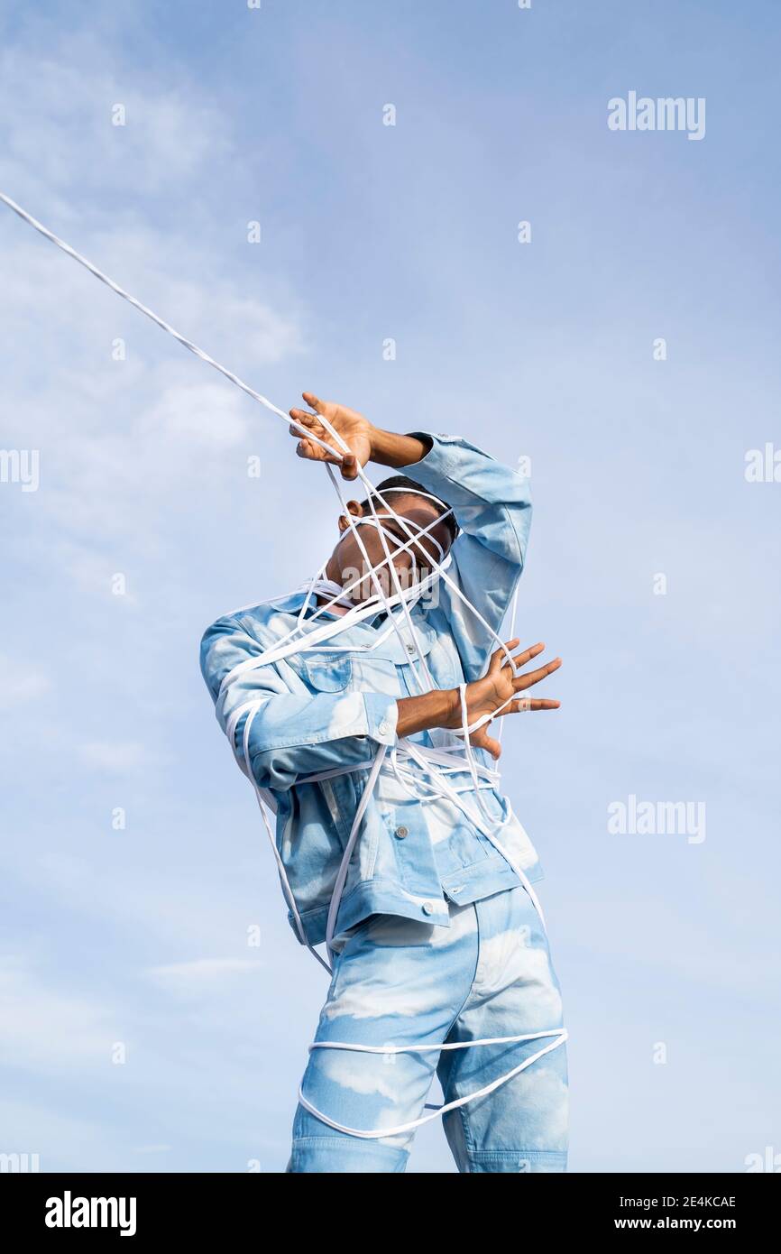 Breaking free from rope hi-res stock photography and images - Alamy