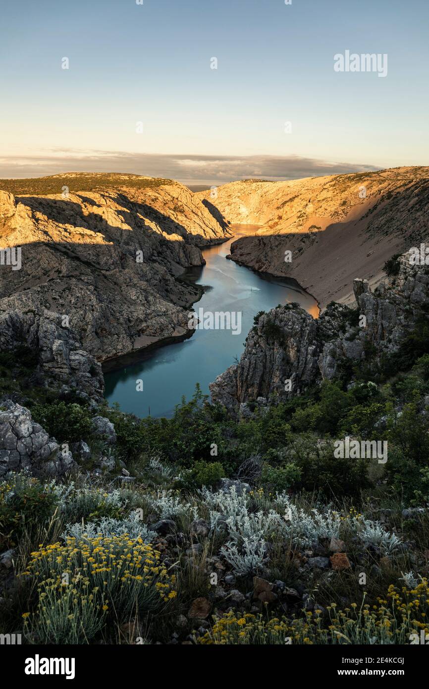 River in canyon Stock Photo - Alamy