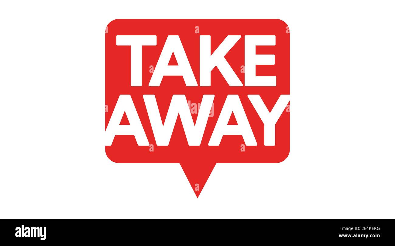 Vector Isolated Illustration of a Take Away Icon Stock Vector Image ...